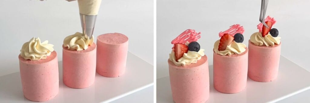 Raspberry Mousse Entremet. How to make this stunning dessert.