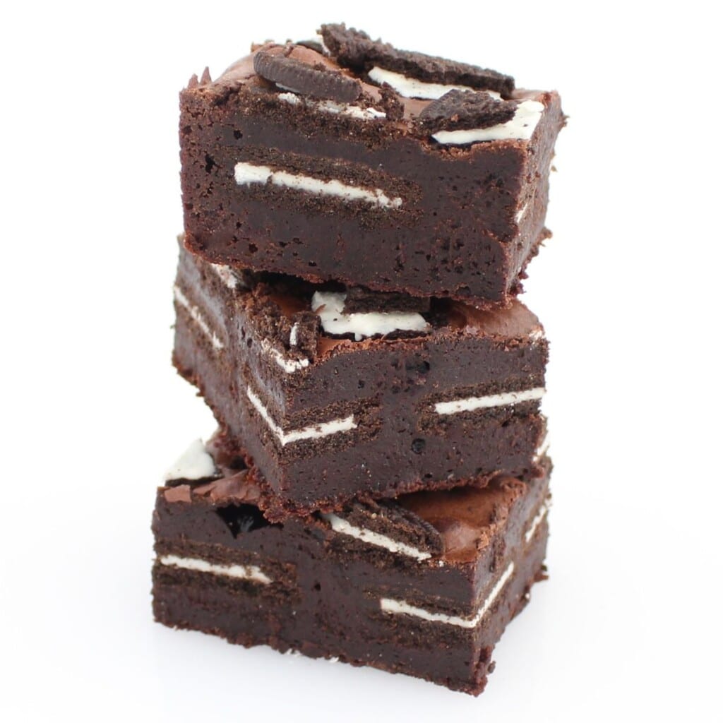 Oreo Chocolate Fudge Brownies | Easy Fudgy Recipe