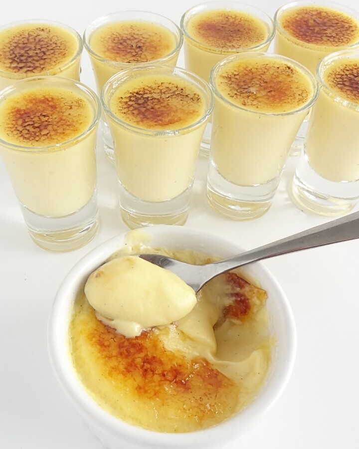 Crème Brûlée Shots – No Bake Vanilla Custard Dessert